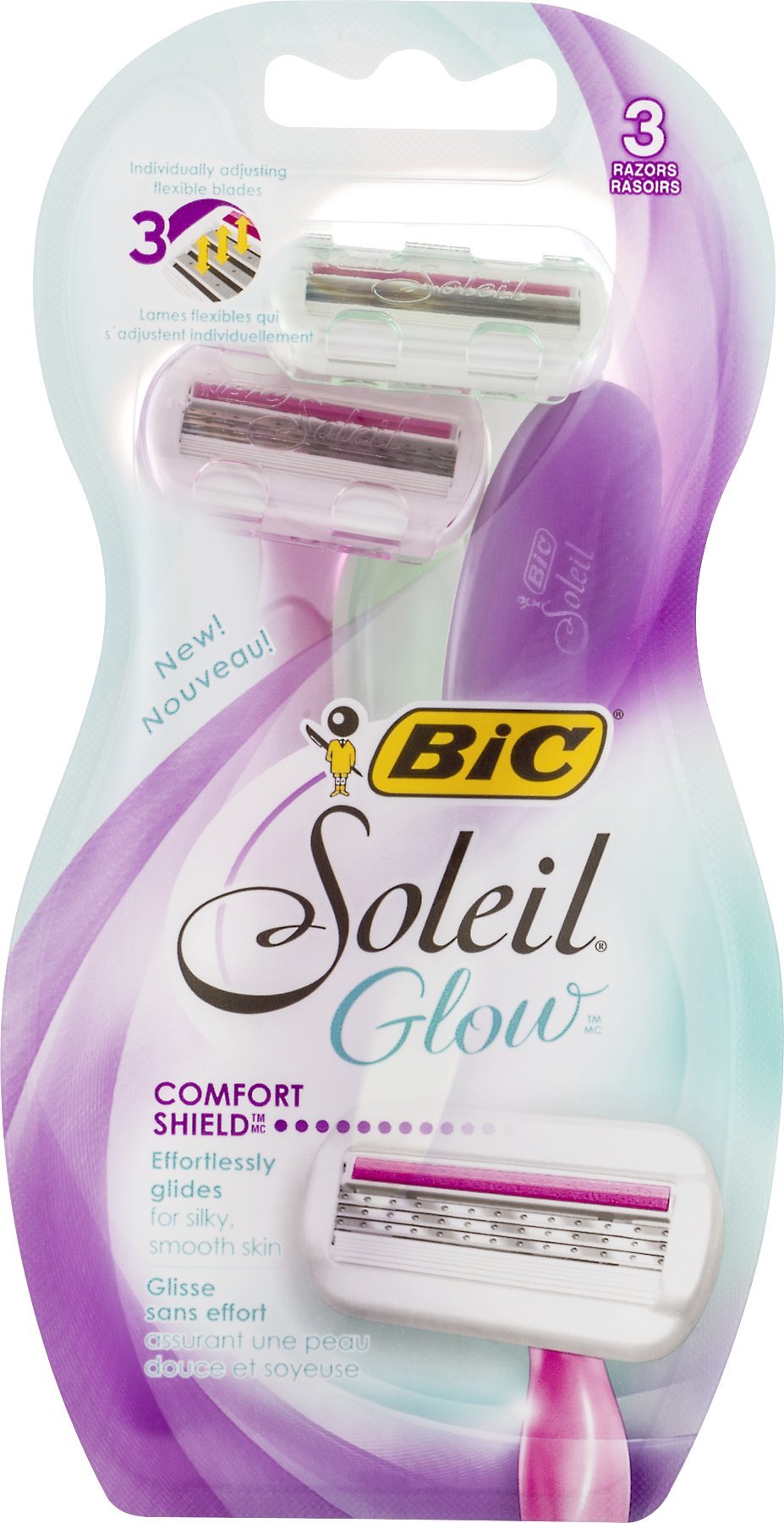 BiC Soleil Glow Razors - 3 ct