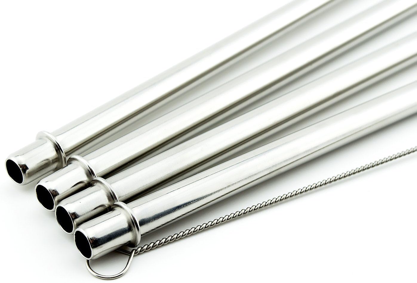 4 Pack Cocostraw for Contigo Shake and Go 20 oz Auto Close Tumbler PerfectFIT 18/8 Stainless Steel Drinking Straws With Cleaning Brush