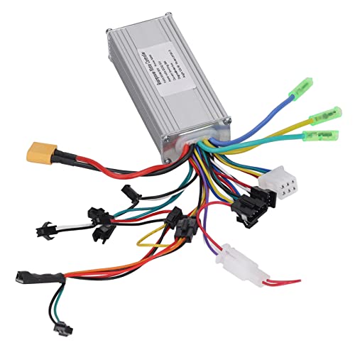 Alomejor Electric Bike Scooter Controller with Round Colorful Thumb Throttle LH100 LCD Panel for 500W Motors 48V 60V