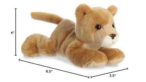 Aurora® Adorable Mini Flopsie™ Leah Lioness™ Stuffed Animal - Playful Ease - Timeless Companions - Brown 8 Inches
