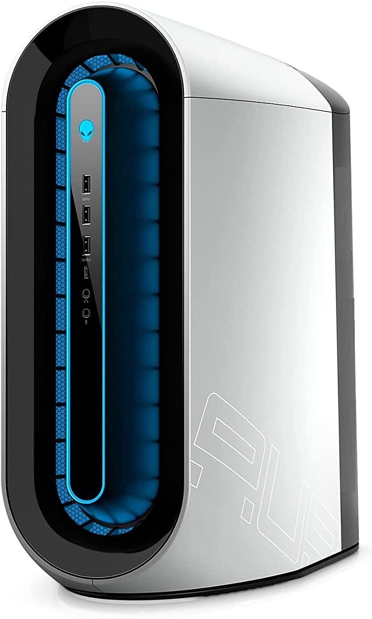 SHOXLAB Support DellAlienware【RTX3080】 Aurora R12 Gaming Desktop PC, 11th Gen i7-11700F(up to 4.9GHz TurboBoost), RTX 3080 10GB Graphics Card, 64GB RAM, 1TB SSD + 2TB HDD, WiFi, Bluetooth, Win10,