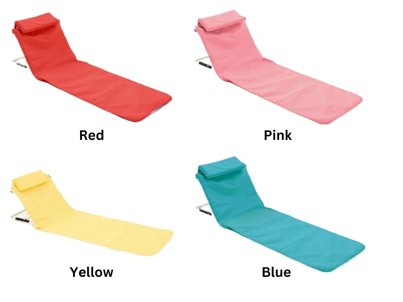 Leiky Life Portable Foldable Adjustable Waterproof Sand Resisstant Back Support Floor Pool Beach Tanning Camping Grass Lounge Chaise Chair