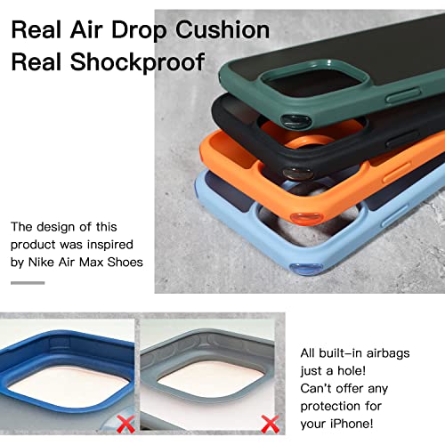 Alphex 8 Colors for iPhone 14 Pro Max Case, 12FT Military Grade Drop Protection, Silky & Non-Greasy Feel, Pocket Friendly, Thin Slim Phone Cover for Men Women 6.7 Inch - Deep Purple