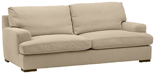 Amazon Brand β Stone & Beam Lauren Down-Filled Oversized Sofa Couch, 89"W, Fawn