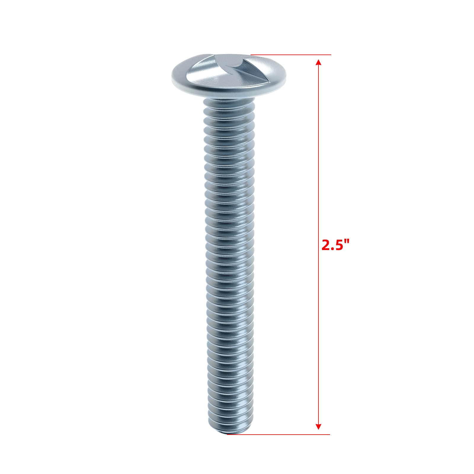 4 PCS Anti-Theft Post Attachment Kit Sign Mounting Hardware for U Channel Post, Sign Post Mounting Bolts and Nuts,2.5" Bolt