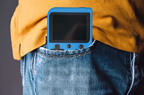 Anyando Handheld Game Console, Portable Retro Video Game Console with 500 Classical FC Games, 3.0-Inches Color Screen, 1020mAh Rechargeable Battery Support for Connecting TV and Two Players(Blue)