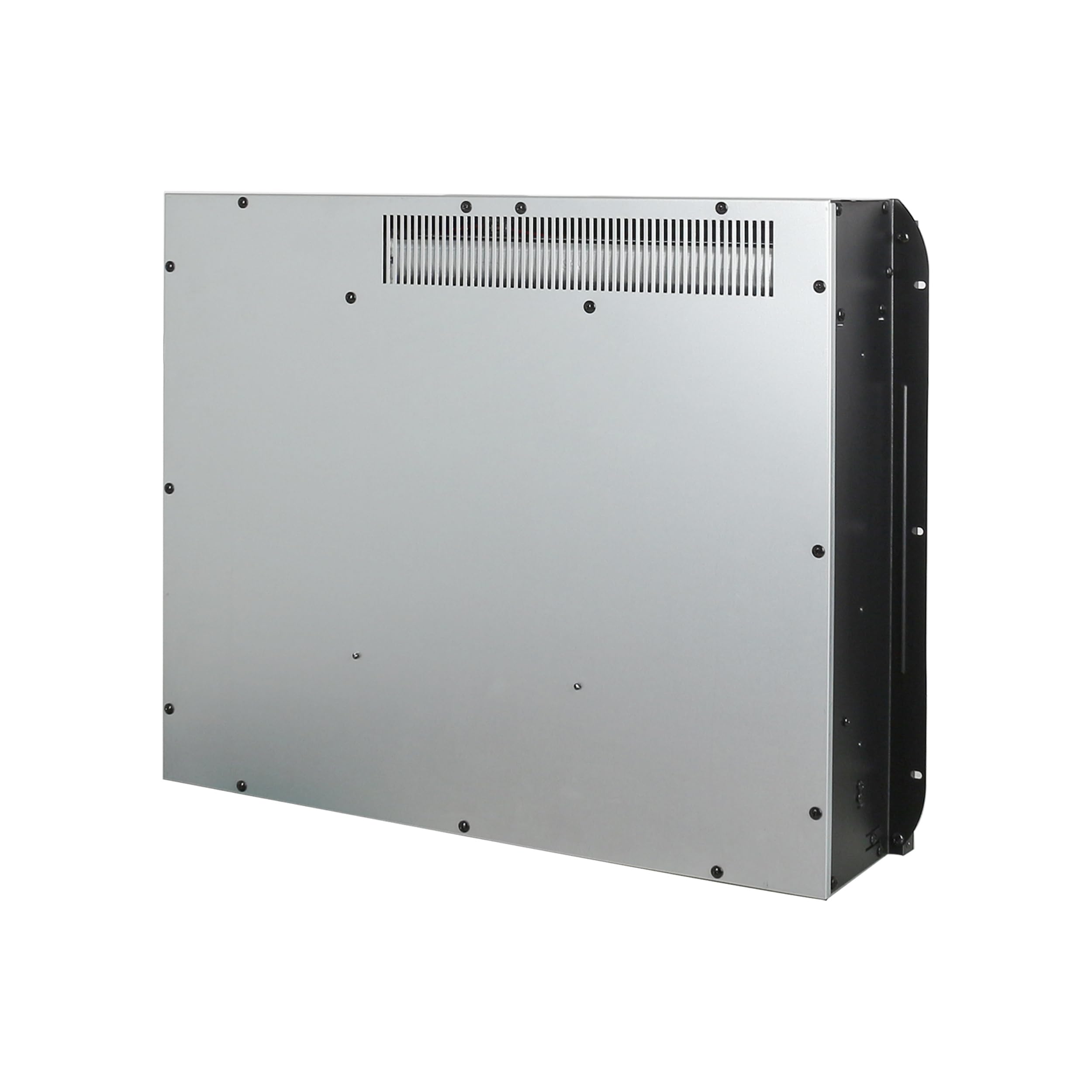 23 inches Ultra-Thin Electric Fireplace Insert with Realistic Flame - Remote Control and Overheating Protection