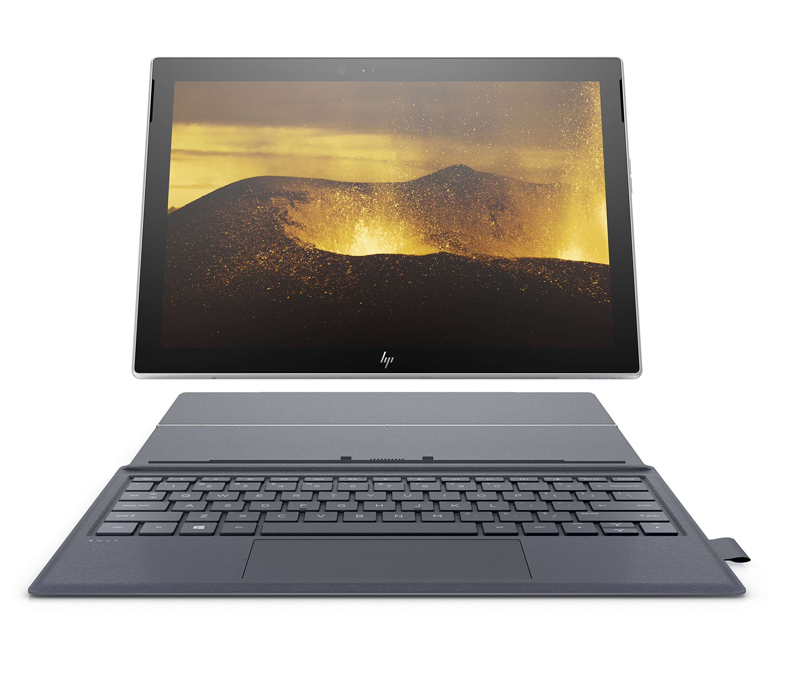 HP Envy x2 12-inch Detachable Laptop, Qualcomm Snapdragon Processor, 4 GB RAM, 128 GB Universal Flash Storage, Windows 10 Home in S Mode (12-e068ms, Natural Silver w/Oxford Blue)