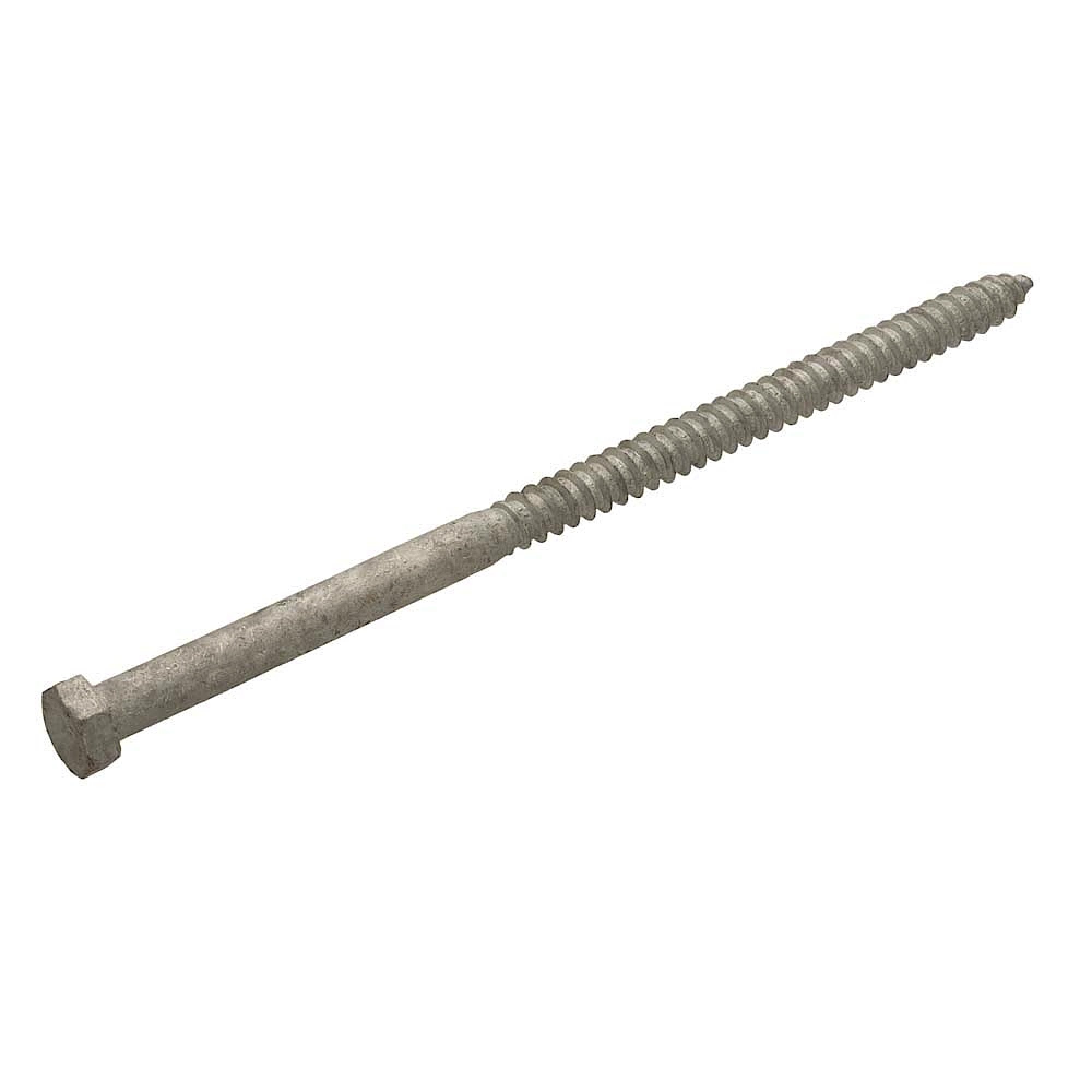 Crown Bolt 10830 1/4 Inch x 5 Inch Hot Dipped Galvanized Steel Hex-Head Lag Screws, 50-Count