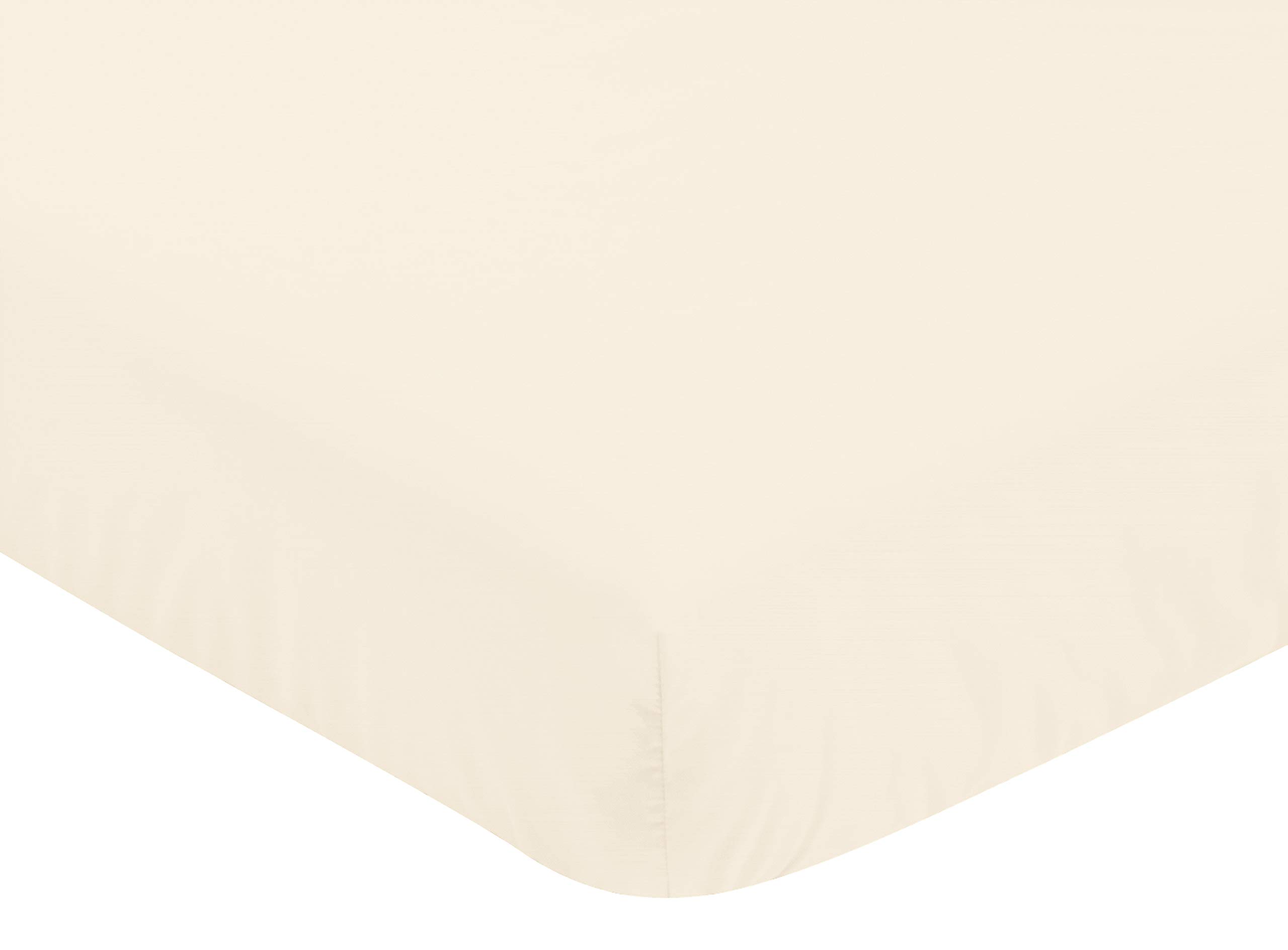 Sweet Jojo Designs Gold Girl or Boy Fitted Crib Sheet Baby or Toddler Bed Nursery - Solid Color Yellow Gender Neutral Cotton for Boho Desert Sun Mountain Collection