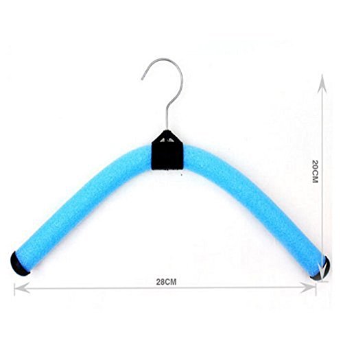 esowemsn 5Pcs Foam Cover Garment Protector Hangers Shoulder Guards Adjustable/Bendable Anti-Skid for Dry Cleaning & Laundry (Random Color)
