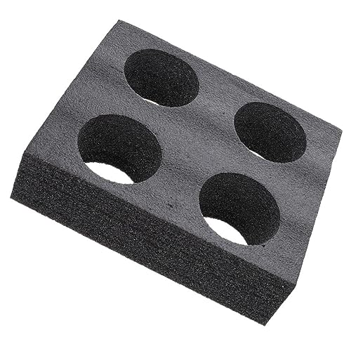 2pcs Knitted Cotton Cup Holder Foam Cup Carrier Takeout Packing Supply Takeout Cup Carrier Coffee Drinks Takeout 4-Cup Tray epe Foam Composite Pearl Cotton Coffee Cup re-usable