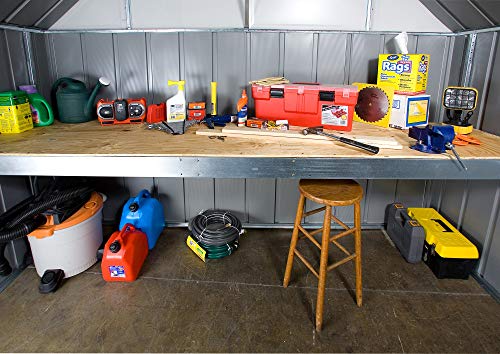Arrow Shed AT101 Shed, Attic, and Workbench Organization Shelf Frame Kit, Multi
