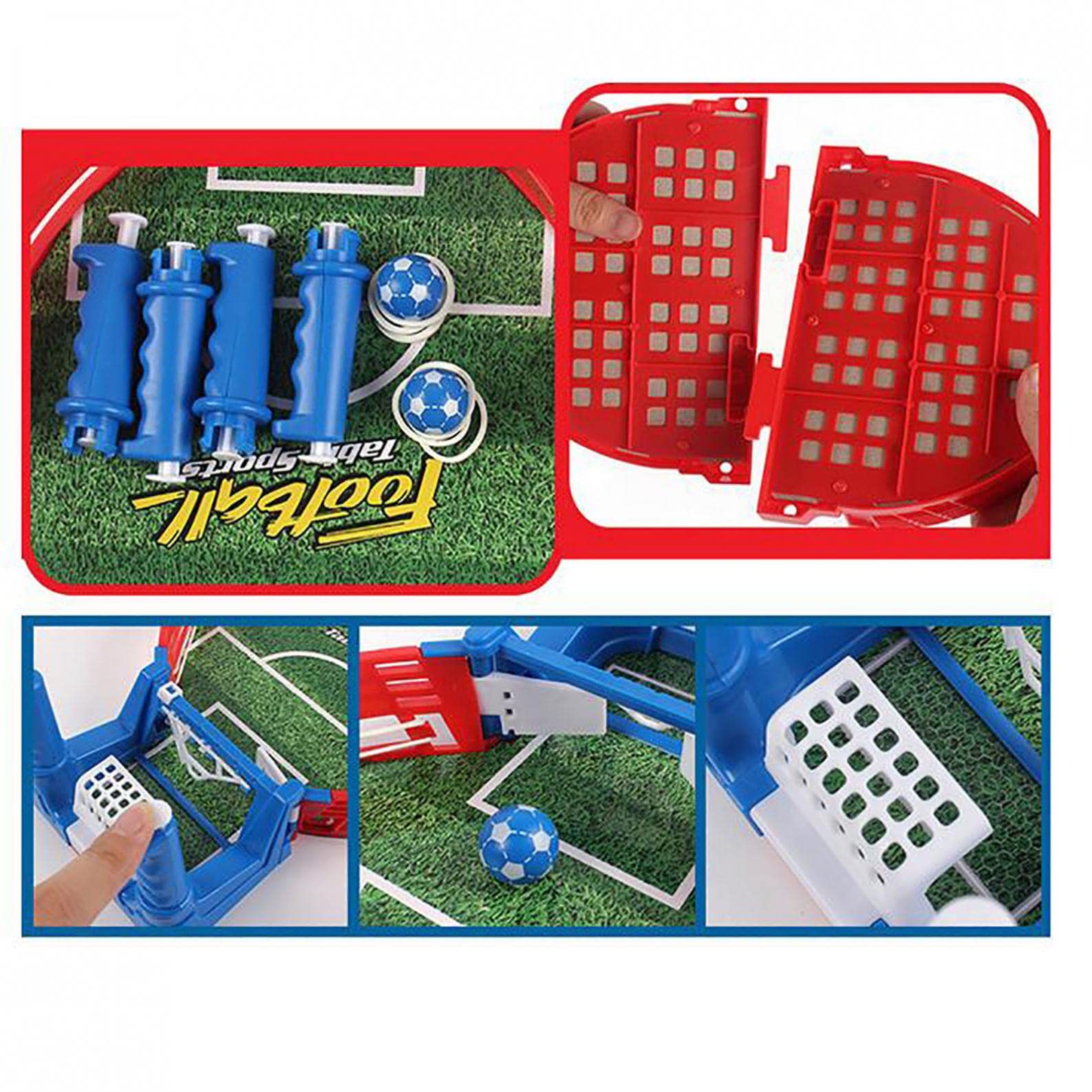 Fooseballs Table Mini Tabletop Soccer Game Tables Foosball Table for Kids Competition Sports Games Mini Football Board Match Game kit LANNAO
