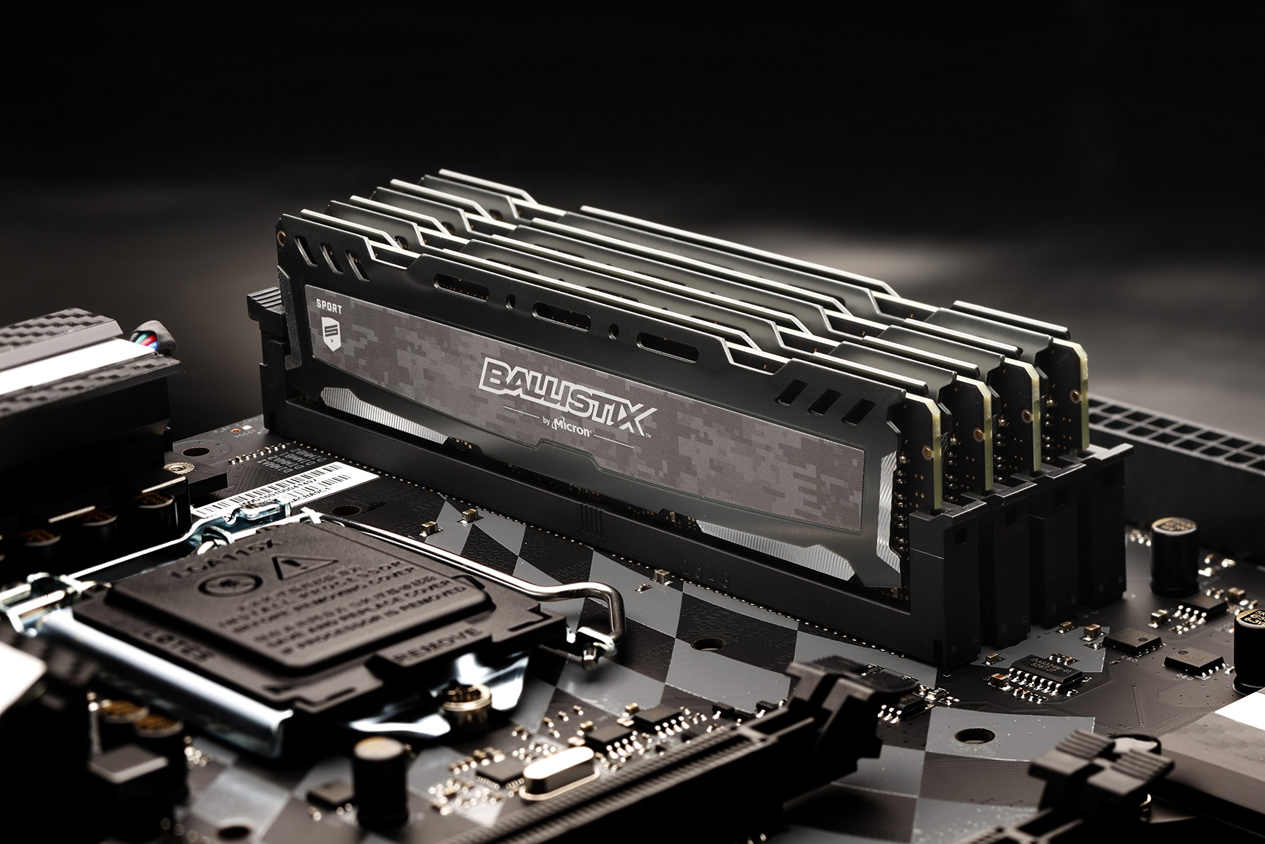 Crucial Ballistix Sport LT 2400 MHz DDR4 DRAM Desktop Gaming Memory Kit 16GB (8GBx2) CL16 BLS2K8G4D240FSC (White)
