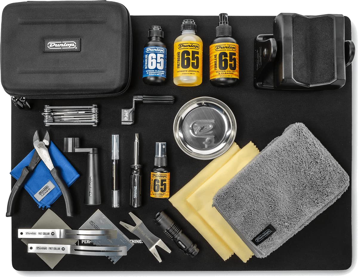 Jim Dunlop SYSTEM 65 COMPLETE SETUP TECH PACK Guitar Cleaning and Care Product (DGT302)