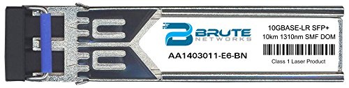 Brute Networks AA1403011-E6-BN - 10GBASE-LR 10km SMF 1310nm SFP+ Transceiver (Compatible with OEM PN# AA1403011-E6)