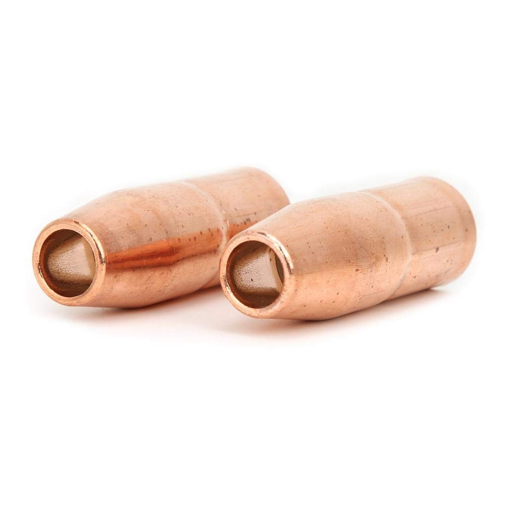 2pcs MIG Welding Gun Nozzle for Miller M25/M40 Hobart MIG Gun,Copper MIG Welding Contact Tips Welding Gun Accessory
