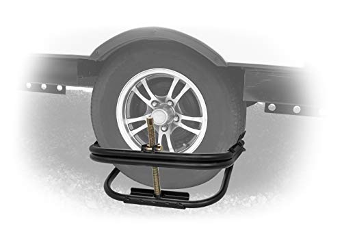 EAZ LIFT Light Weight RV Tire Leveler - Allows for Easy Leveling Without Blocks or Ramps - Fits Most 13-inch, 14-inch and 15-inch Wheels (48845), Black