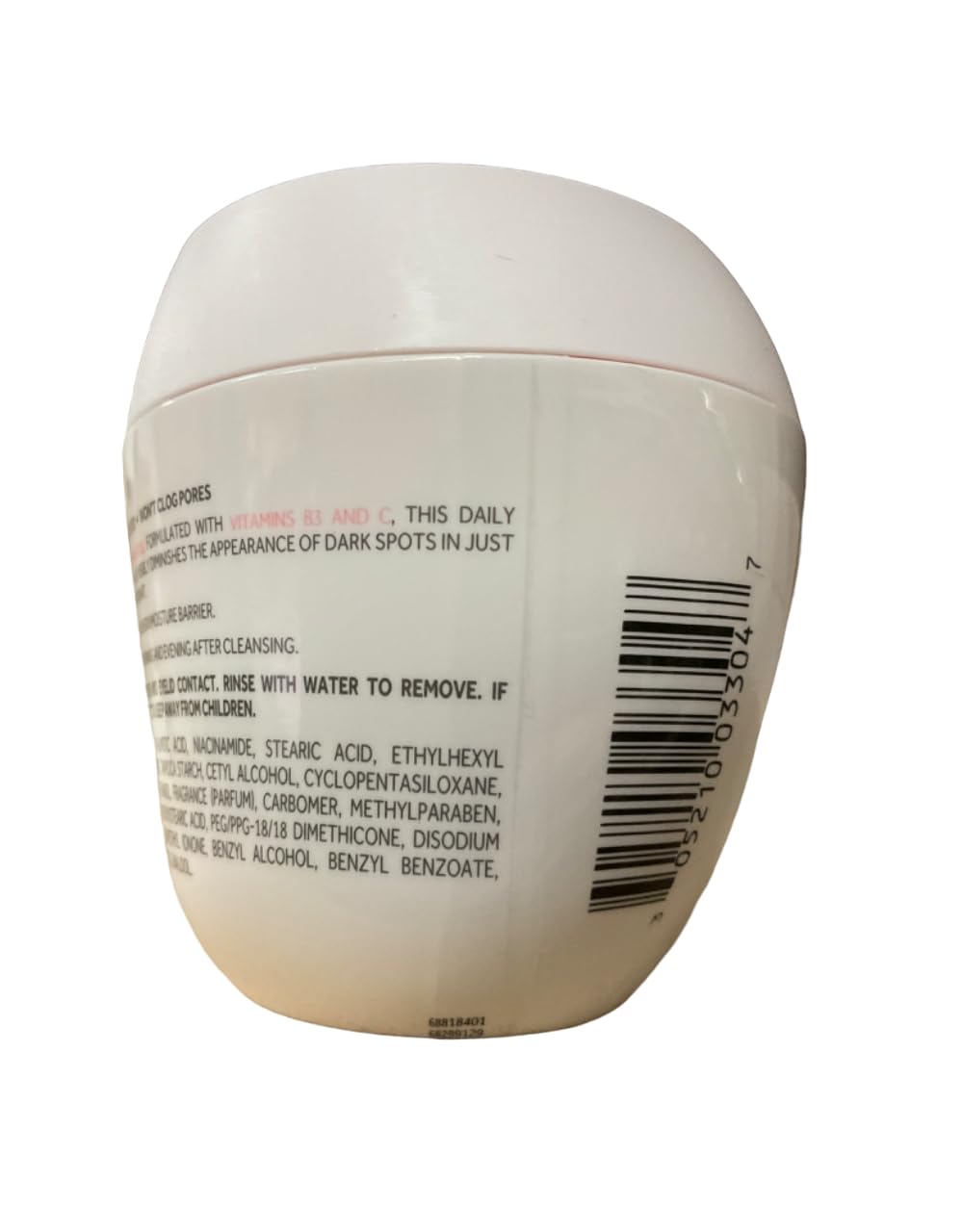 200g POND'S CLARANT B3 Lightening Face Cream W/UV Protection Normal To Oily Skin