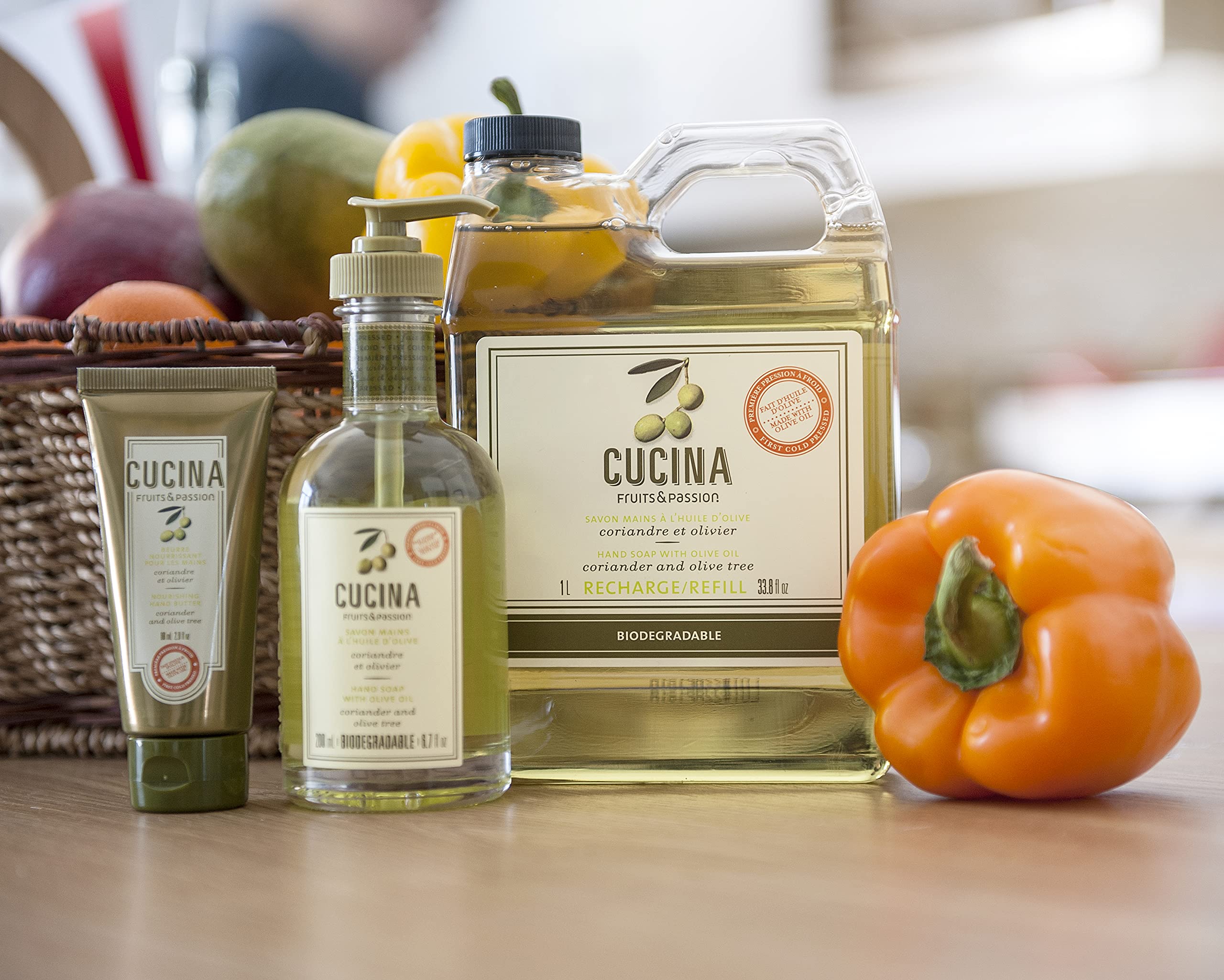 Cucina Coriander and Olive Tree 33.8 oz Purifying Hand Wash Refill