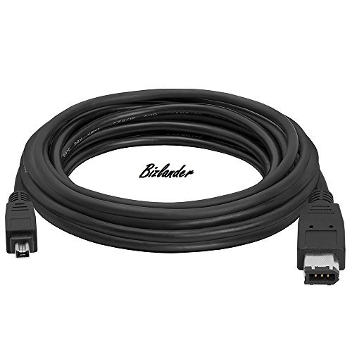 Bizlander Firewire DV Cable 4 Pin to 6 Pin for Canon GL1 and GL2 Mini DV Camcorder and Canon ZR Series Camcorders Flexradio,Panasonic PV-GS320, MacBook 2008,