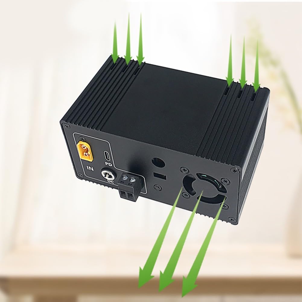 60W Regulated Voltage Power Supply With Fan Cooling System, Adjustable Switching DC Regulated Bench Power Supply, DC Voltage Transformer, Shows Voltage, Current, Power, Capacity, Energy