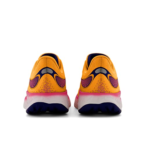New Balance Women's Fresh Foam X 1080 V12 Running Shoe, Vibrant Apricot/Vibrant Pink/Night Sky, 8