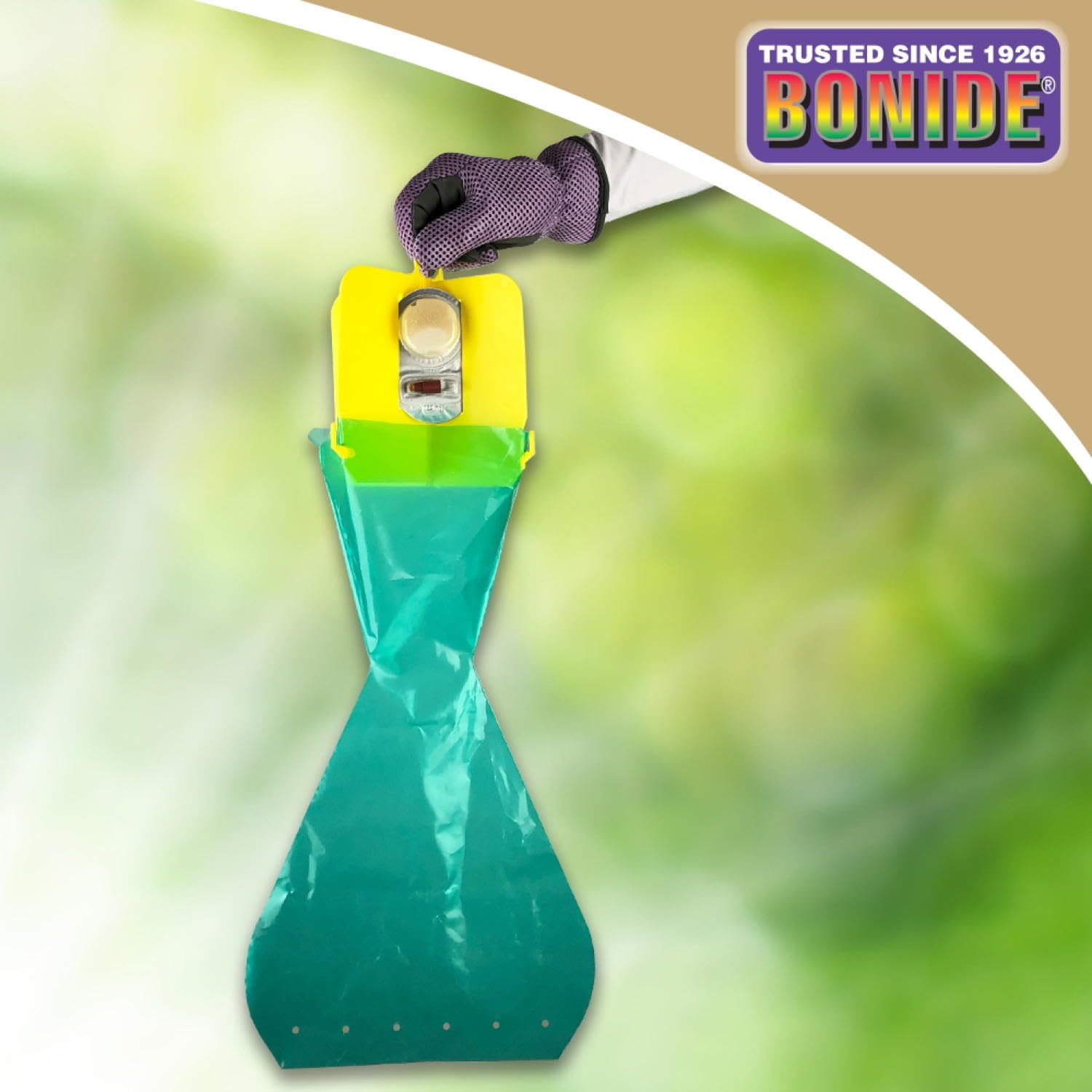 Bonide Beetle Bagger Japanese Beetle Trap Kit for Indoors and Outdoors, 2 Disposable Collection Bags Included