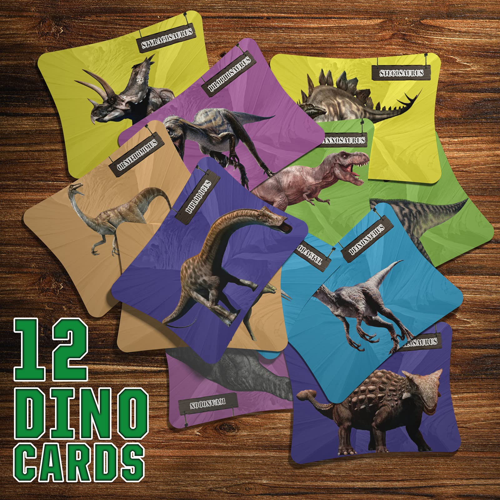 EARTH'SCODE Dinosaur Eggs, 12 Pcs Dino Eggs Excavation Dig Kit, Dinosaur Toys for Dinosaur Party Gifts for Kids 6-12 Years Old