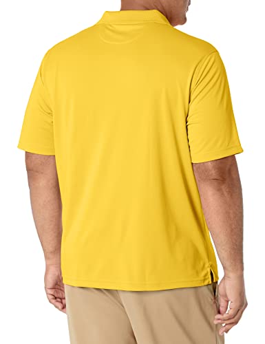 Amazon Essentials Men's Regular-Fit Quick-Dry Golf Polo Shirt (Available in Big & Tall), Golden Yellow, XX-Large