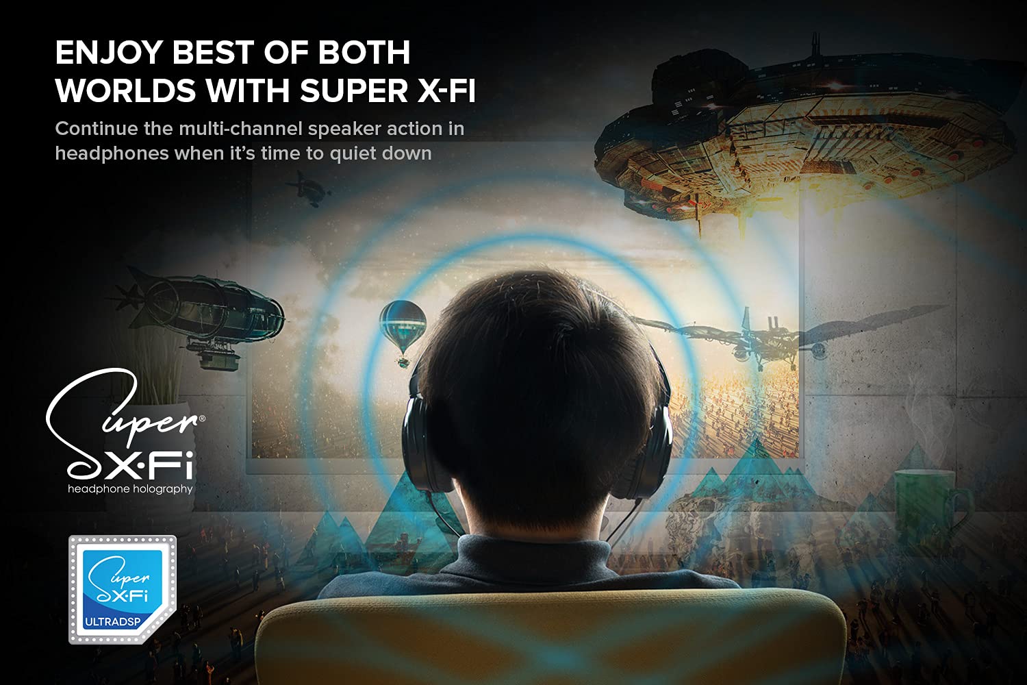 Creative Sound Blaster Katana V2 RGB True 5.1 Multi-Channel Gaming Soundbar with Subwoofer, ft. Tri-Amplified 5-Driver Design and Super X-Fi Technology, SXFI Battle Mode