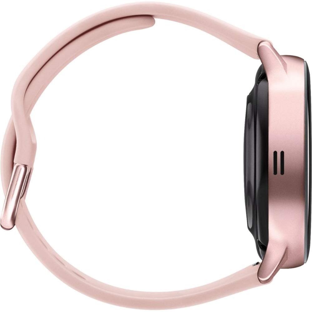 Samsung Galaxy Watch Active2 (Silicon Strap + Aluminum Bezel) Bluetooth - International (Pink Gold, R820-44mm)