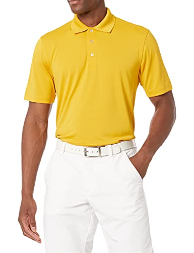 Amazon Essentials Men's Regular-Fit Quick-Dry Golf Polo Shirt (Available in Big & Tall), Golden Yellow, XX-Large