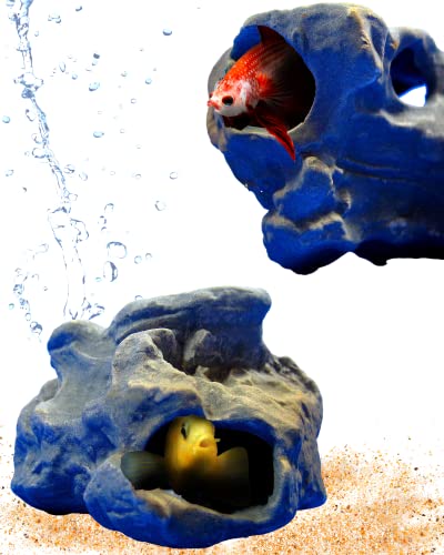 CORISRX BEST OF YOUR LIFESTYLE DR. Moss Aquarium Decorations Cichlid Stone Marine Rock Cave Decor Decorative Fish Tank Freshwater Saltwater for Small Girls Tiny Turtle Reptile