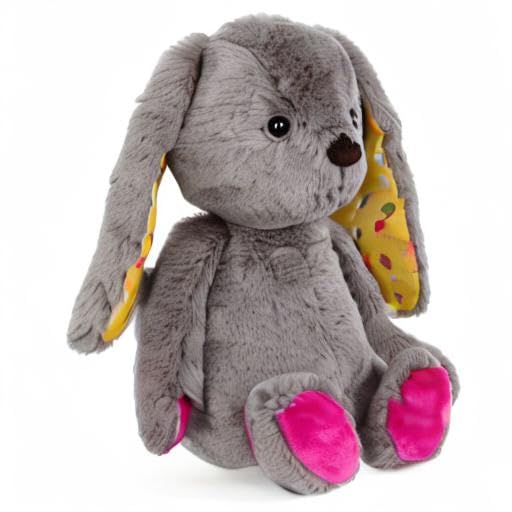B. toys- B. softies- 12" Plush Bunny- Huggable Stuffed Animal Rabbit Toy- Soft & Cuddly Plush Bunny – Washable – Newborns, Toddlers, Kids- Happy Hues- Sprinkle Bunny - 0 Months +