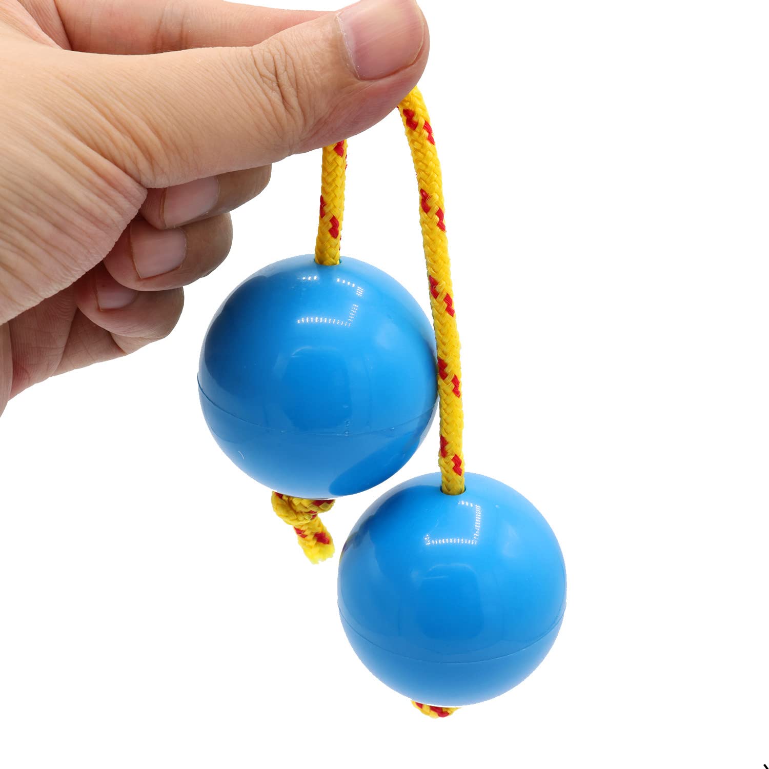 2 Pair Aslatuas Rhythmic Ball,Kashaka Instrument,Music Egg Shaker, Double Gourd Percussion,Asalato Fingertip Drum Balls,African Shaker Rattle,Black
