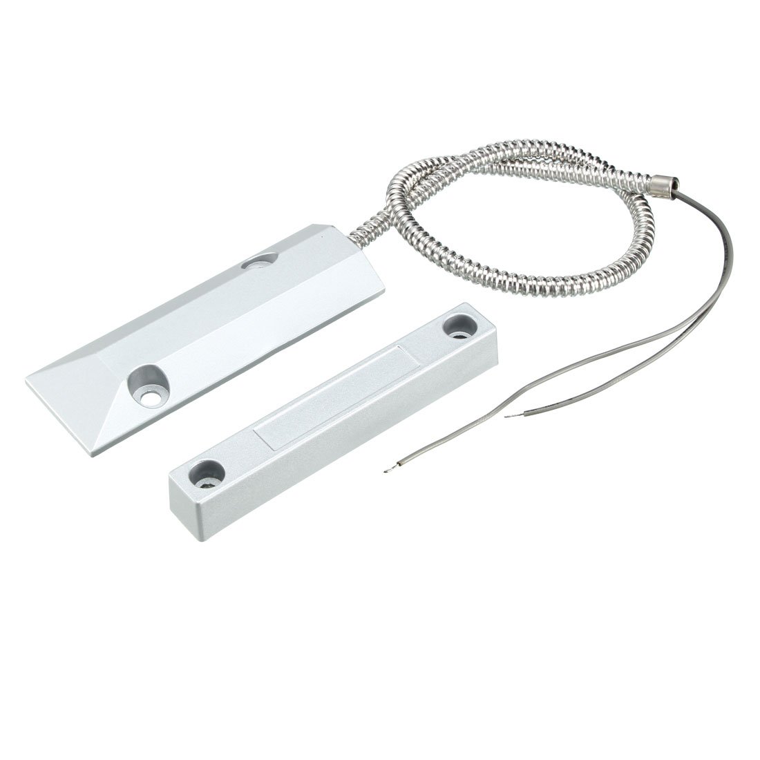 uxcell Rolling Door Contact Magnetic Reed Switch Alarm with 2 Wires for N.C. Applications OH-55