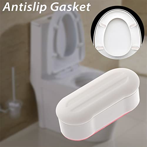 4Pcs Toilet Seat Stabalizer Antislip Gasket Set Bumper Bathroom Products Self-adhesive Increase The Height Toilet Seat Cushioning Pads