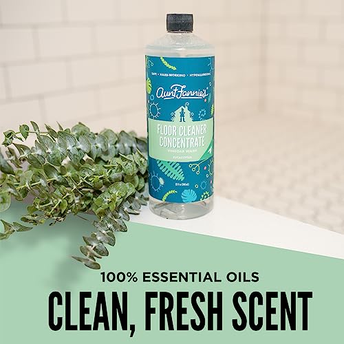 Aunt Fannie's Ultra Concentrated Floor Cleaner Vinegar Wash, Multi-Surface Floor Cleaner For Mopping, Eucalyptus Scent, 32 oz. (Pack of 1)