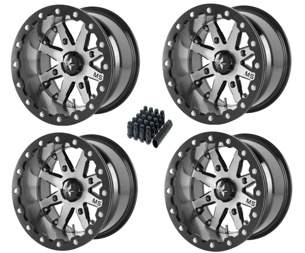 Full Set Of MSA M21 Lok Beadlock 14x7 4/110 00MM Wheels