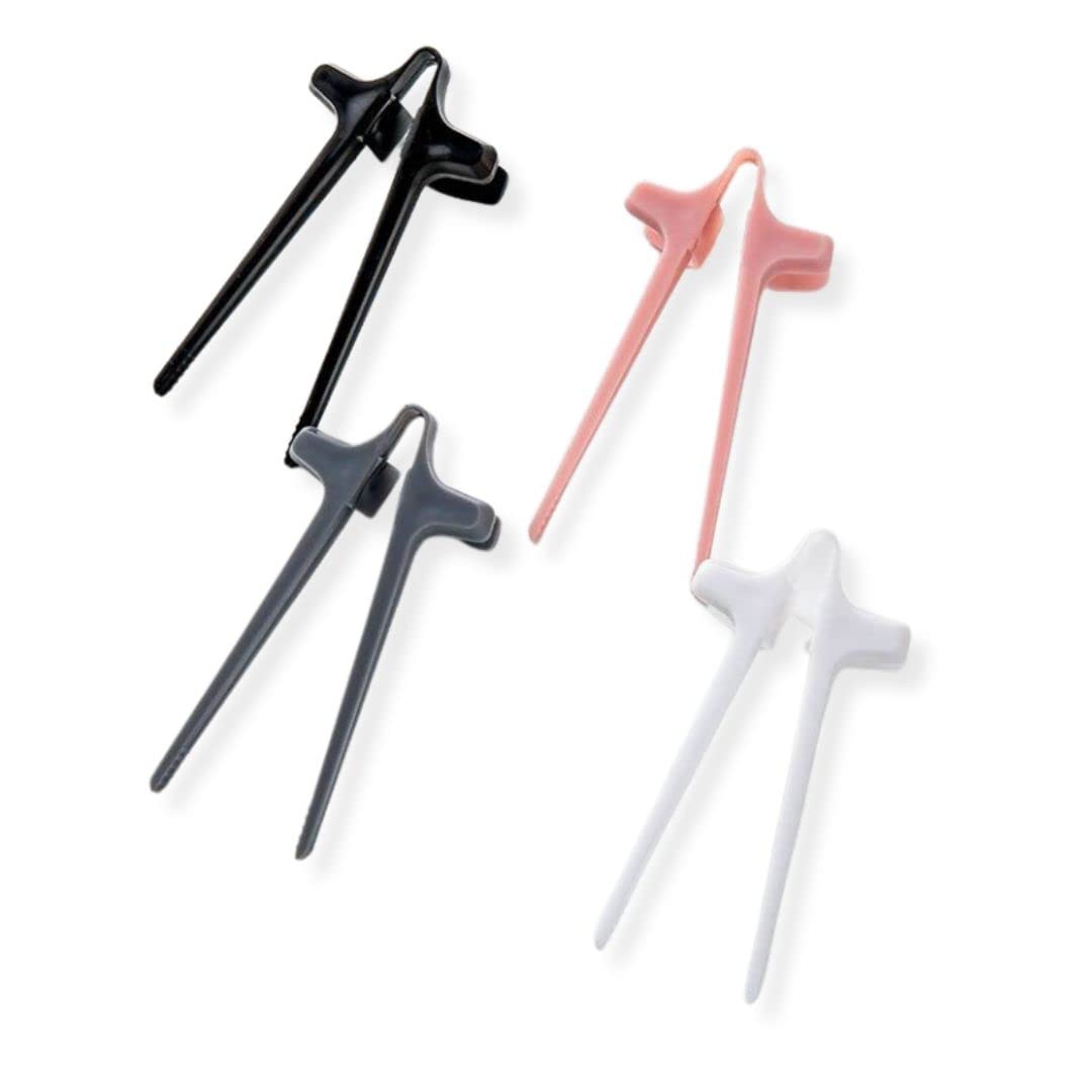 4pcs Finger Chopsticks for Snacking, Multicolor Reusable Gamer Chopsticks, Snack Tongs, Chip Grabber for The Ultimate Gaming Experience, Perfect Snack Chopsticks - The Christmas Gift