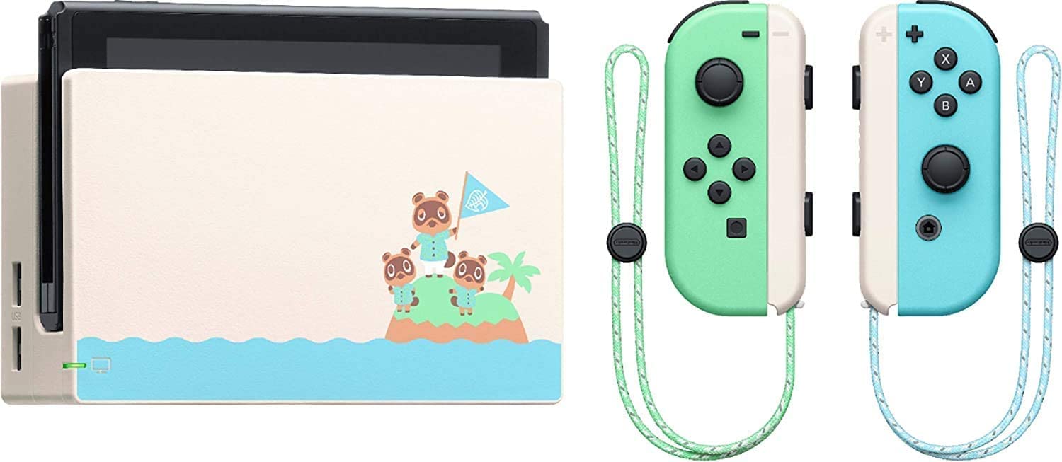 NEW Switch Deluxe Holiday Game Bundle: Animal Crossing-New Horizons Special Edition + Nintendo Switch Minecraft Game Disk and T.F. Card