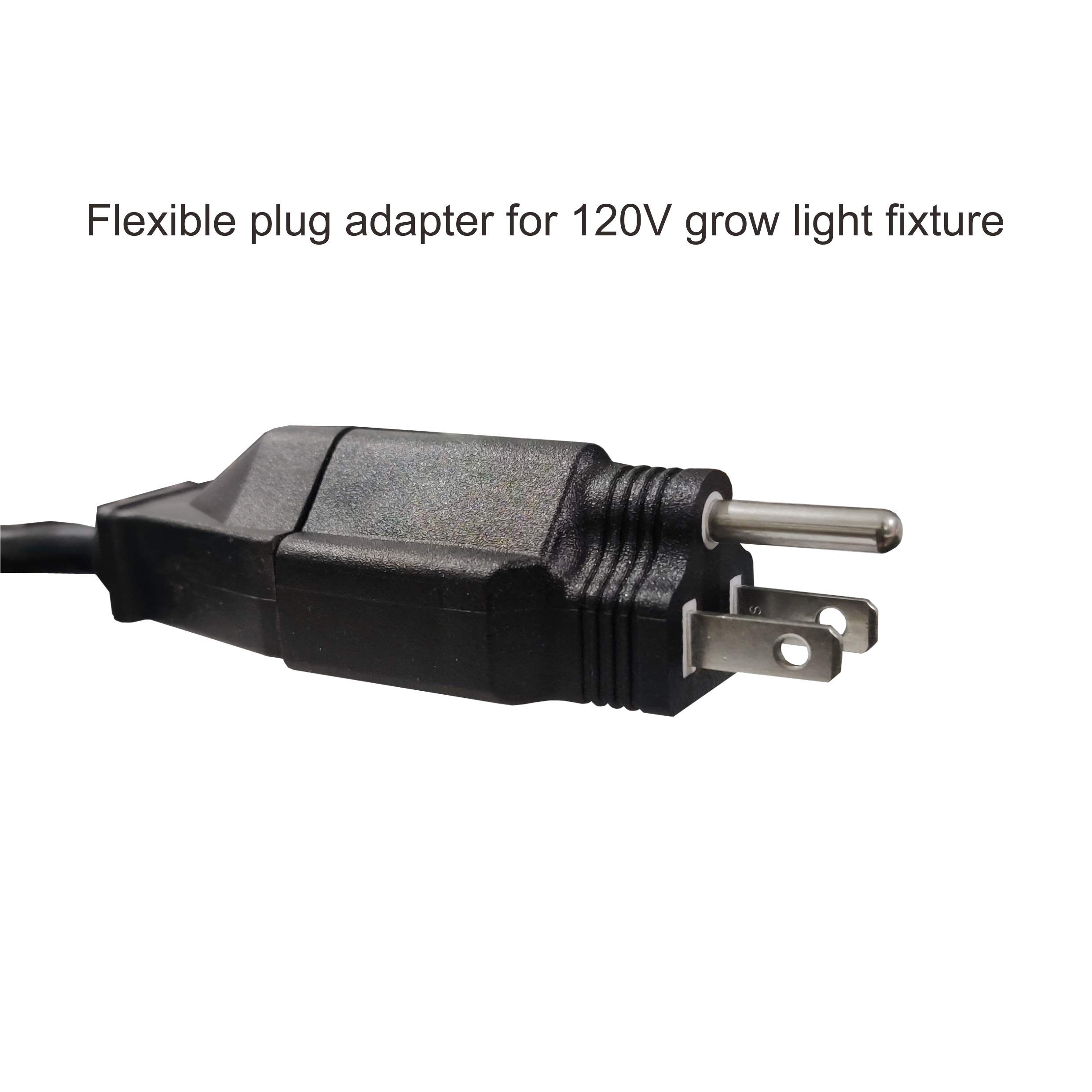 BloomGrow 220V / 240V to 110V / 120V Plug Adapter Electrical Converter for US (1 PC)