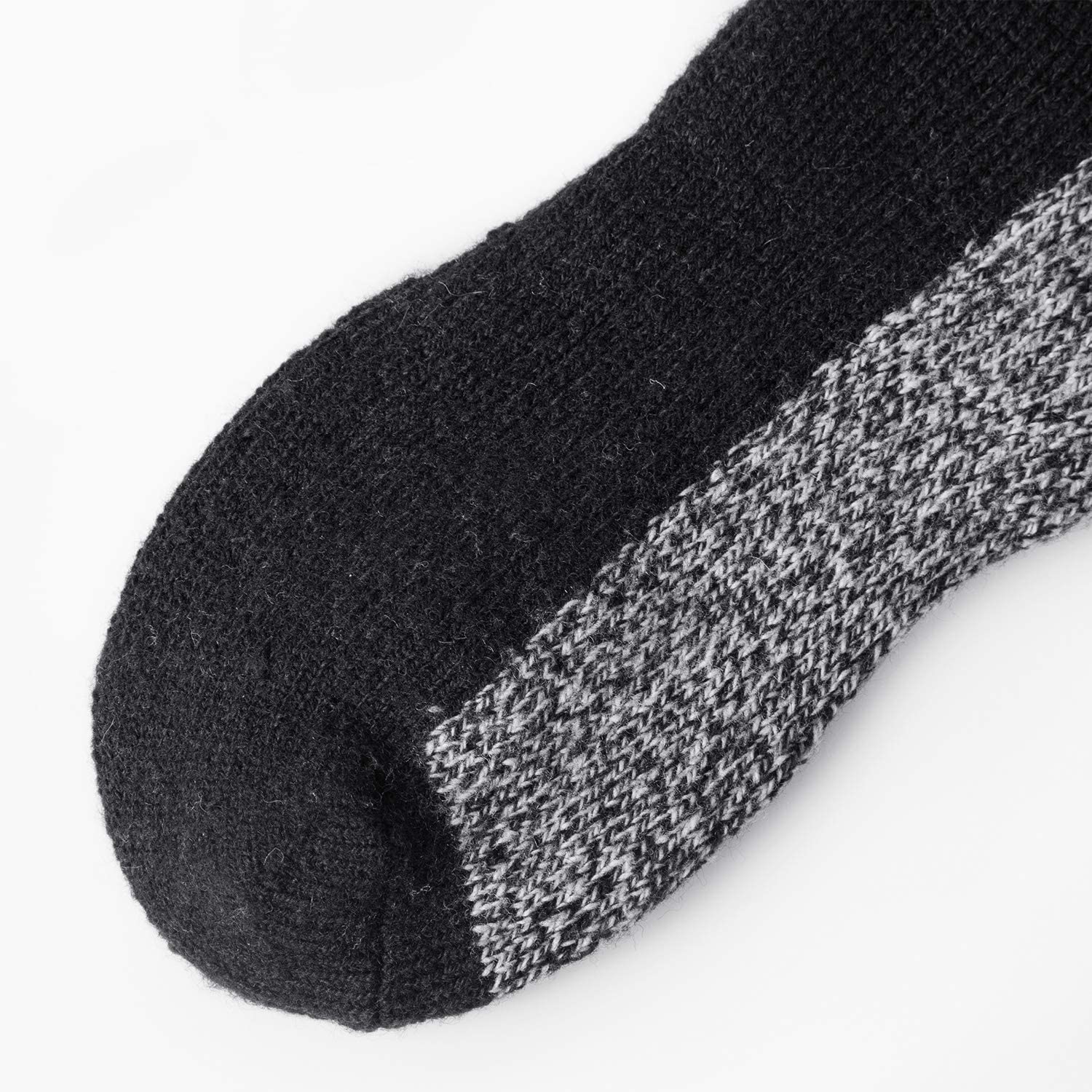 2 Pairs Merino Wool Heated Socks Mens Winter Thermal Warm Socks