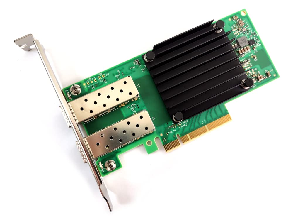 Mellanox Technologies MCX512A-ACAT CONNECTX-5 EN Network Interface Card, 25GBE Dual-Port SFP28, PCIE3.0 X8, Tall BR