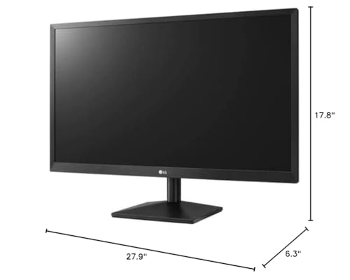 LG 27'' 27BK400H-B TN FHD Display with AMD FreeSync™ Technology, Flicker Safe, On Screen Control, Eye Comfort: Reader Mode & Wall Mountable