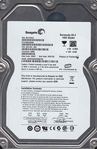 Seagate ST31000340NS 1TB Hard Drive (Renewed)
