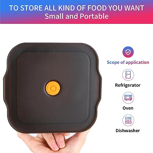 BEFOY Stainless Steel Food Storage Containers with Lids 1100ML* 3 Food Lunch Box Containers Leak-proof Light Easy Set with Air Vent Snack Boxes for People, Kitchen Storageā¦
