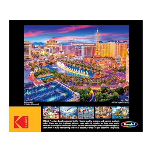 RoseArt - Kodak - Las Vegas Strip - 1500 Piece Jigsaw Puzzle for Adults